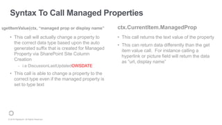 Display template deep dive spug | PPT