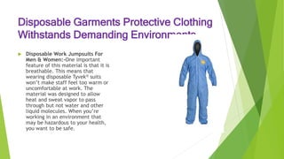 Disposable garments | PPTX