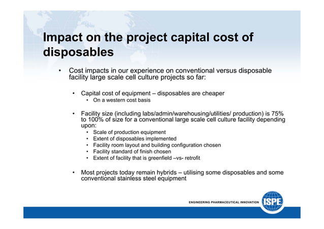 Single Use (Disposables) Presentation | PDF | Chemistry | Science