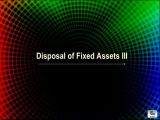 DISPOSALof non current asset for igcse.ppt
