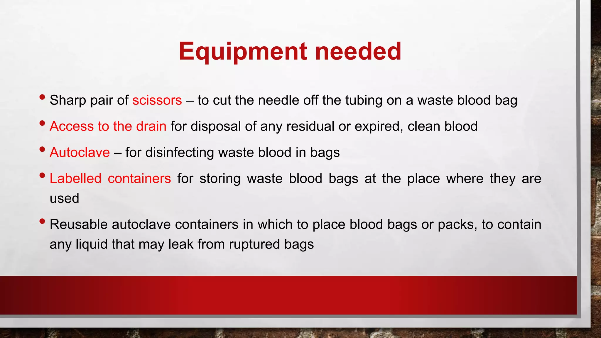 Disposal of Blood Bags_Dr Ruchi Kushwaha.pptx