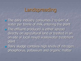 Disposal of dairy sludge | PPTX