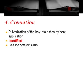 Disposal of dead body | PPTX