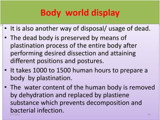 Disposal of dead body i | PPTX | Death, Injury, or Military Conflict ...