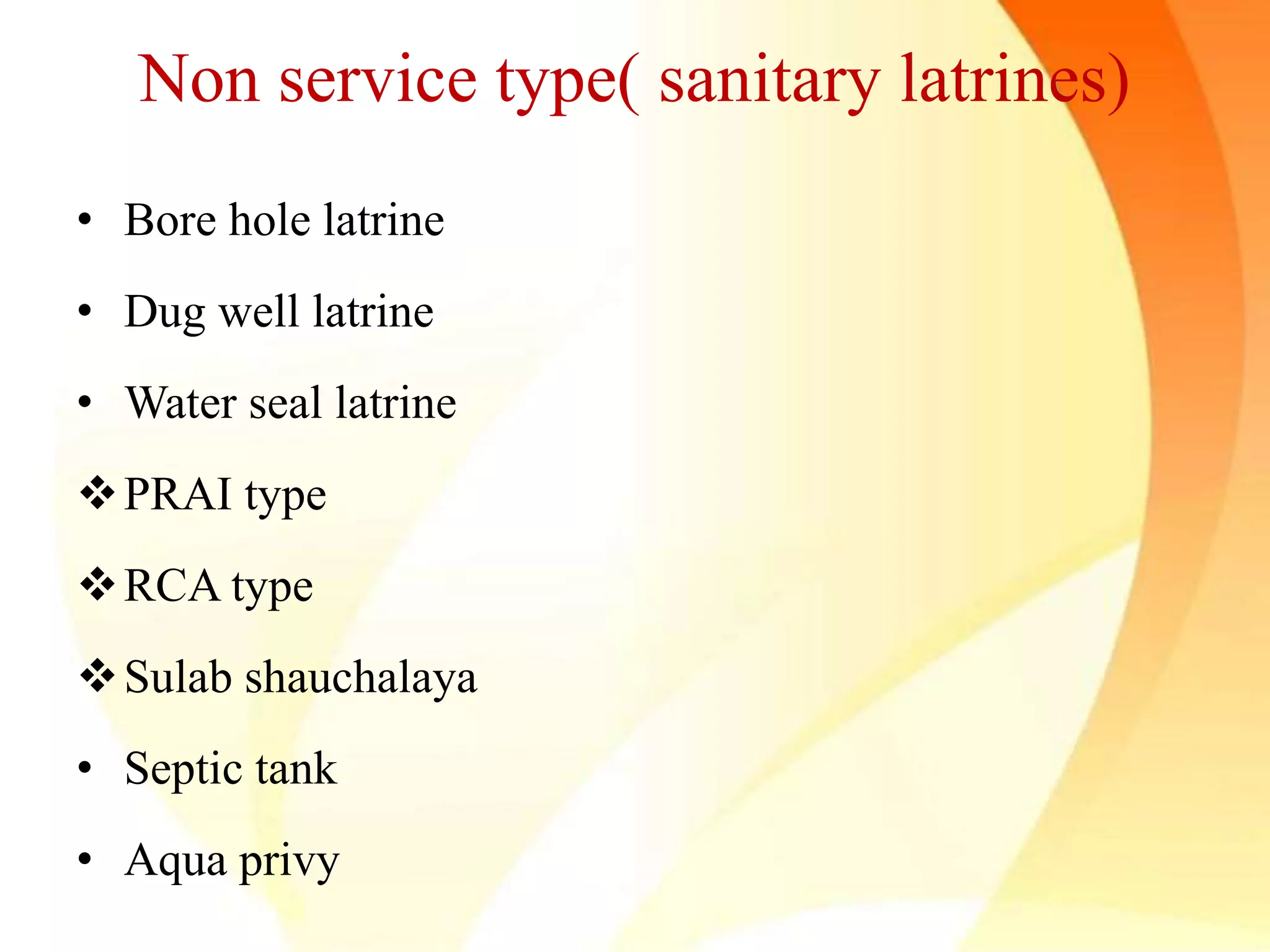 Disposal of excreta | PPTX