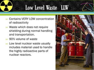 Disposal of radioactive waste | PPTX