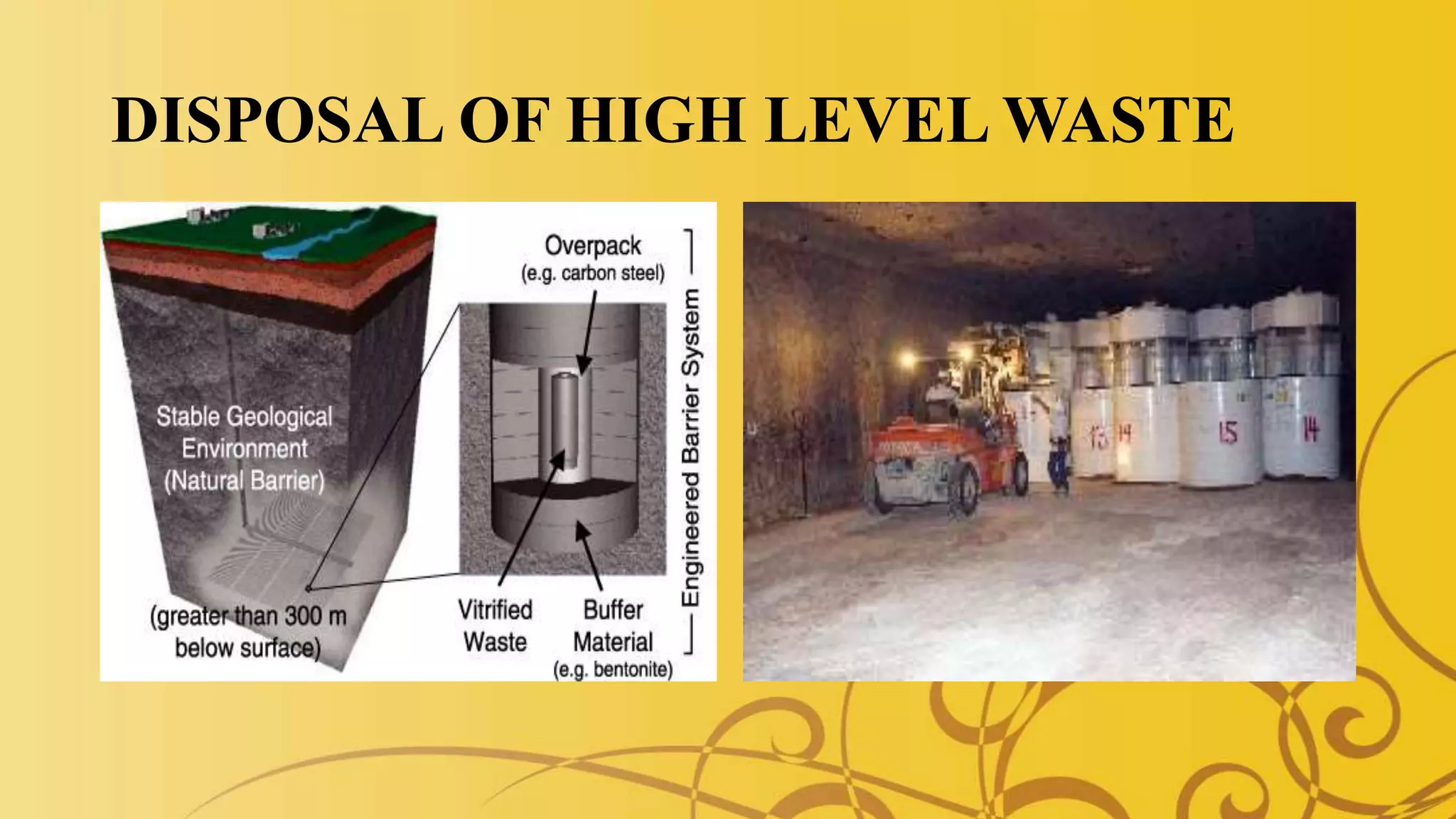 Disposal of radioactive waste | PPTX