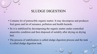 Disposal of sewage and sludge management | PPTX