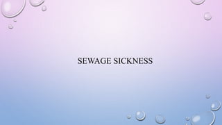 Disposal of sewage and sludge management | PPTX