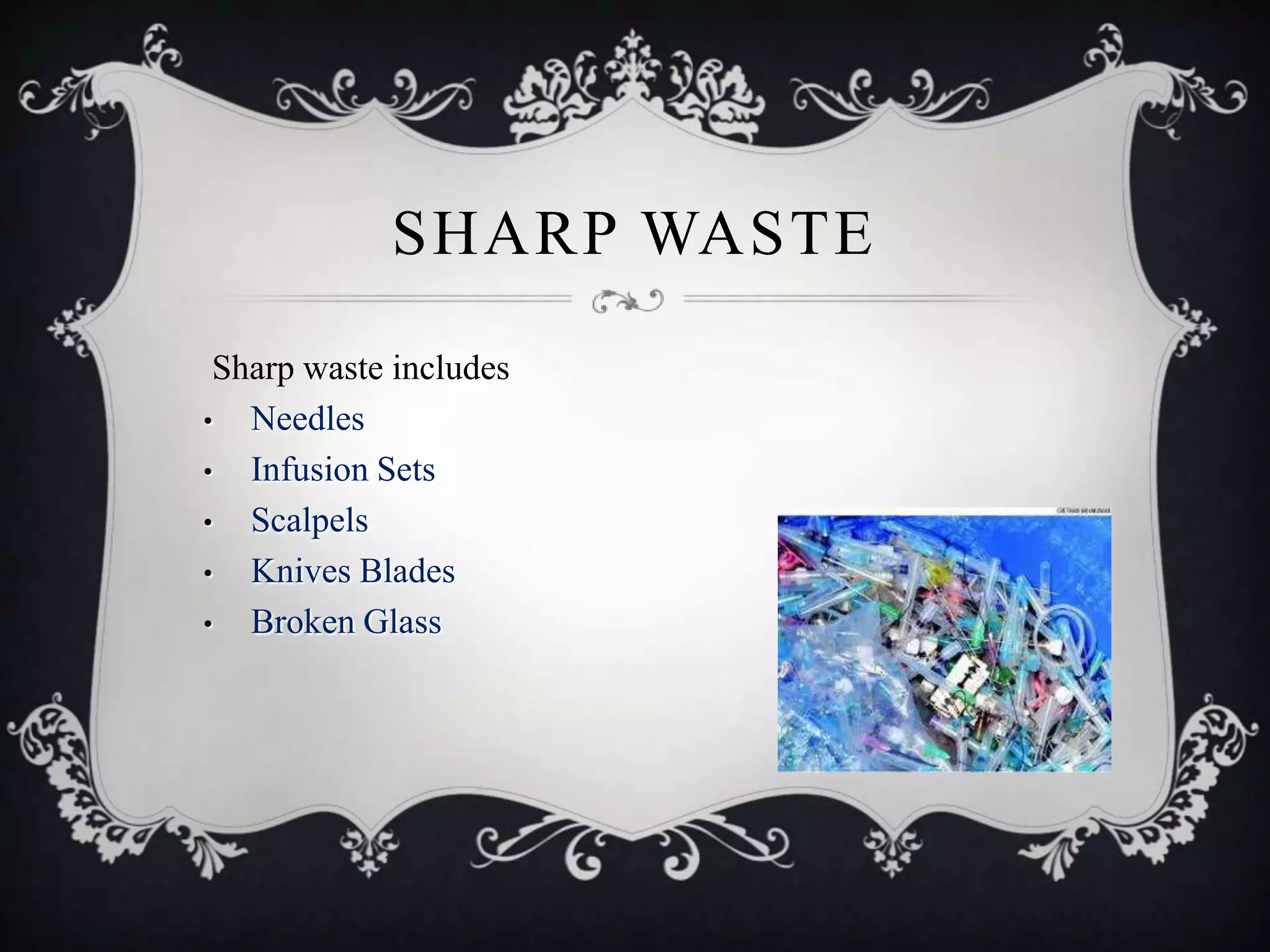 Disposal of sharp wastes(BIO MEDICAL WASTE MANAGEMENT) | PPTX