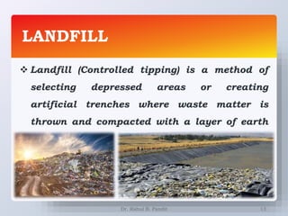 Disposal of solid waste | PPTX