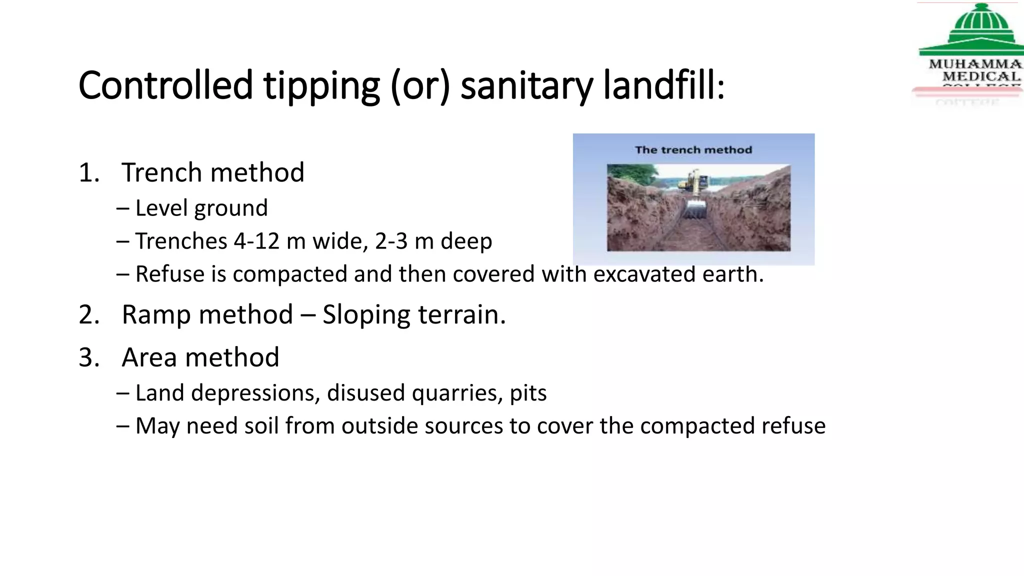 Disposal of waste | PPTX