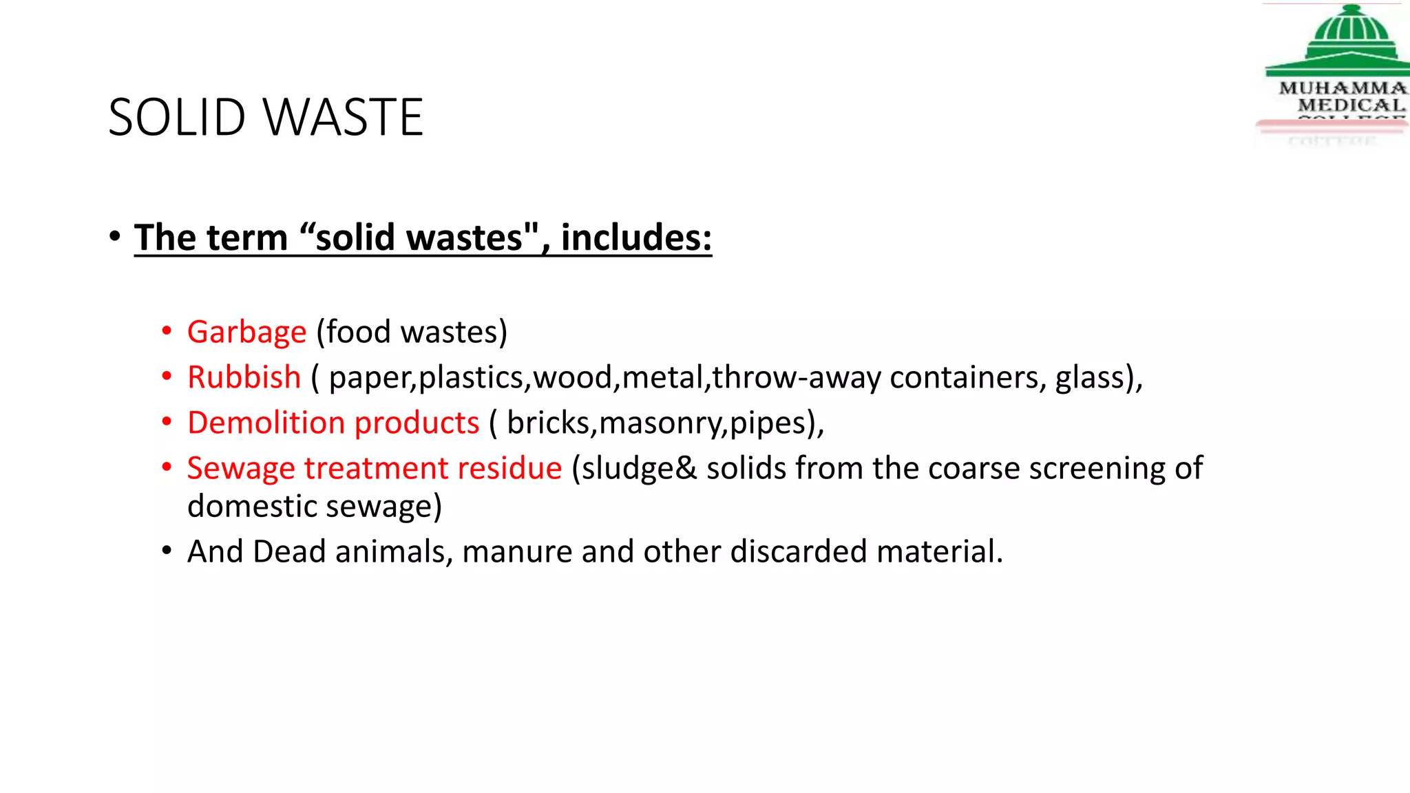 Disposal of waste | PPTX