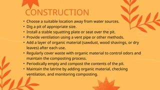 DISPOSAL OF WASTE WATER IN UNSEWERED AREA | PPTX