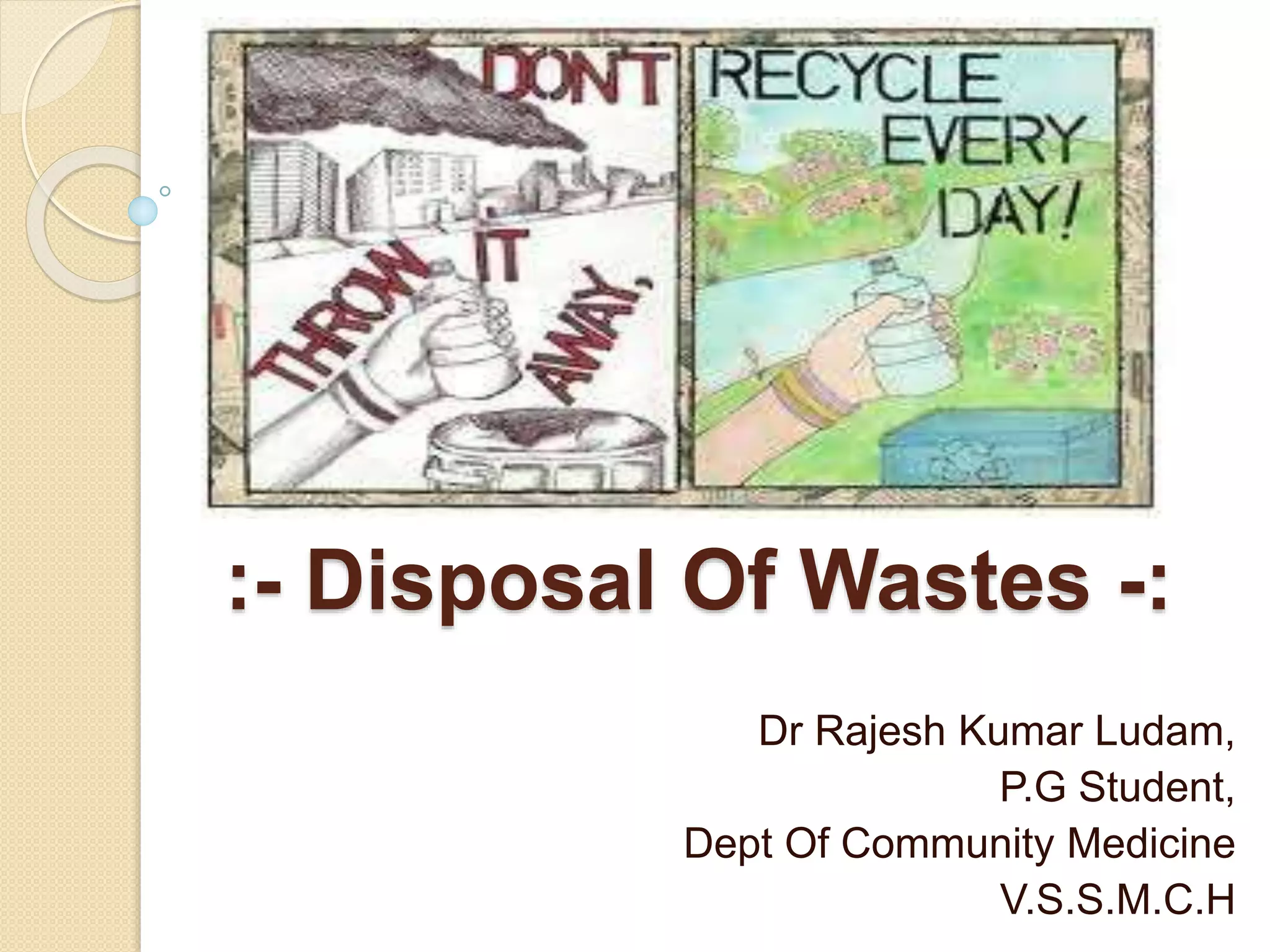 Disposal of Wastes | PPTX