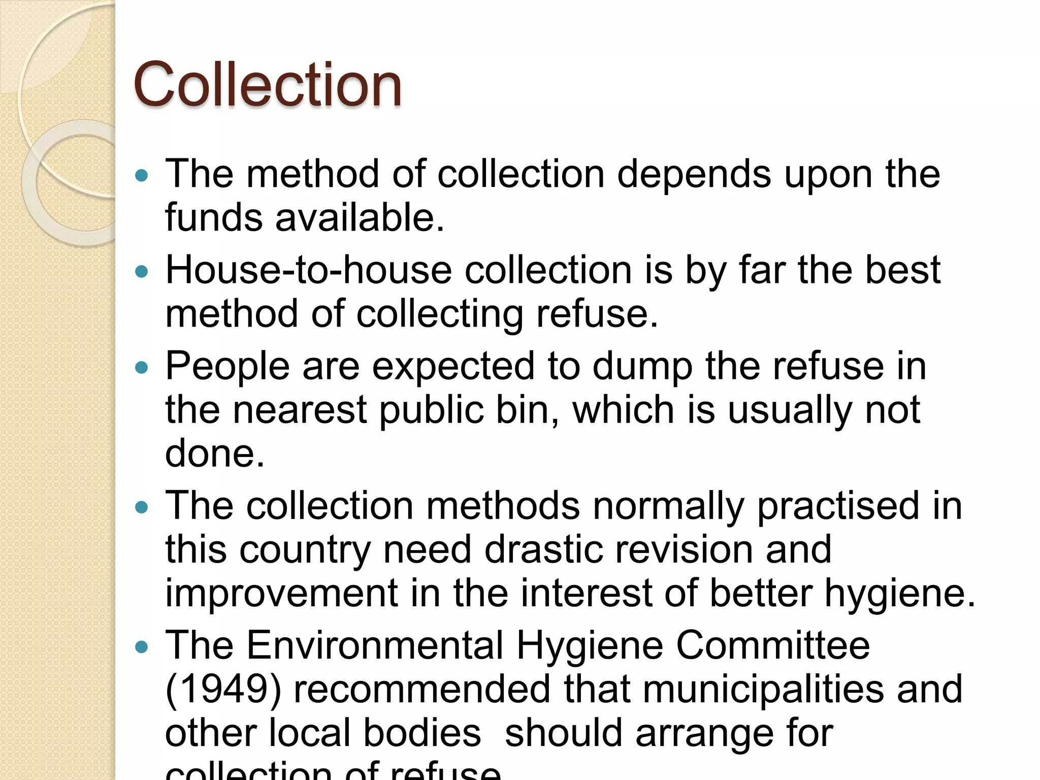 Disposal of Wastes | PPTX