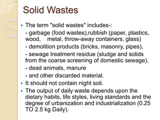 Disposal of Wastes | PPTX
