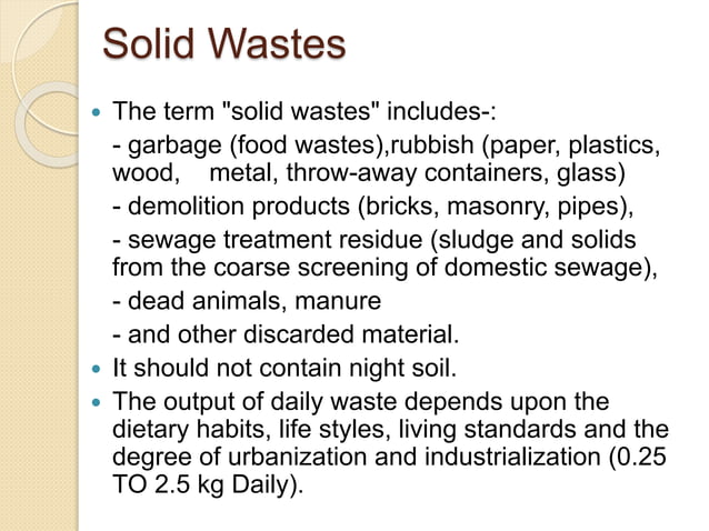 Disposal of Wastes | PPTX