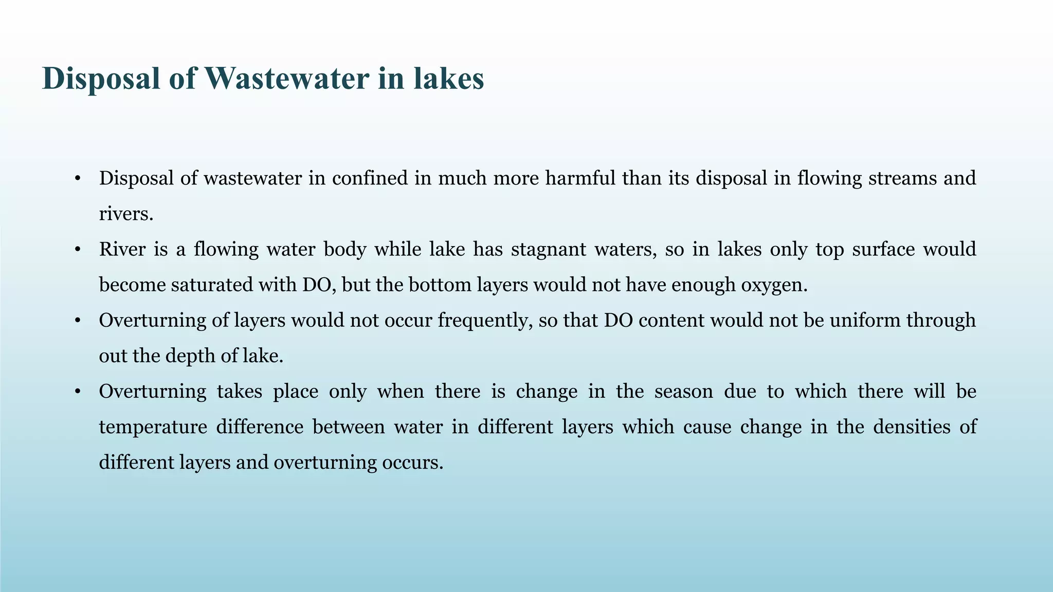 Disposal of wastewater | PPTX