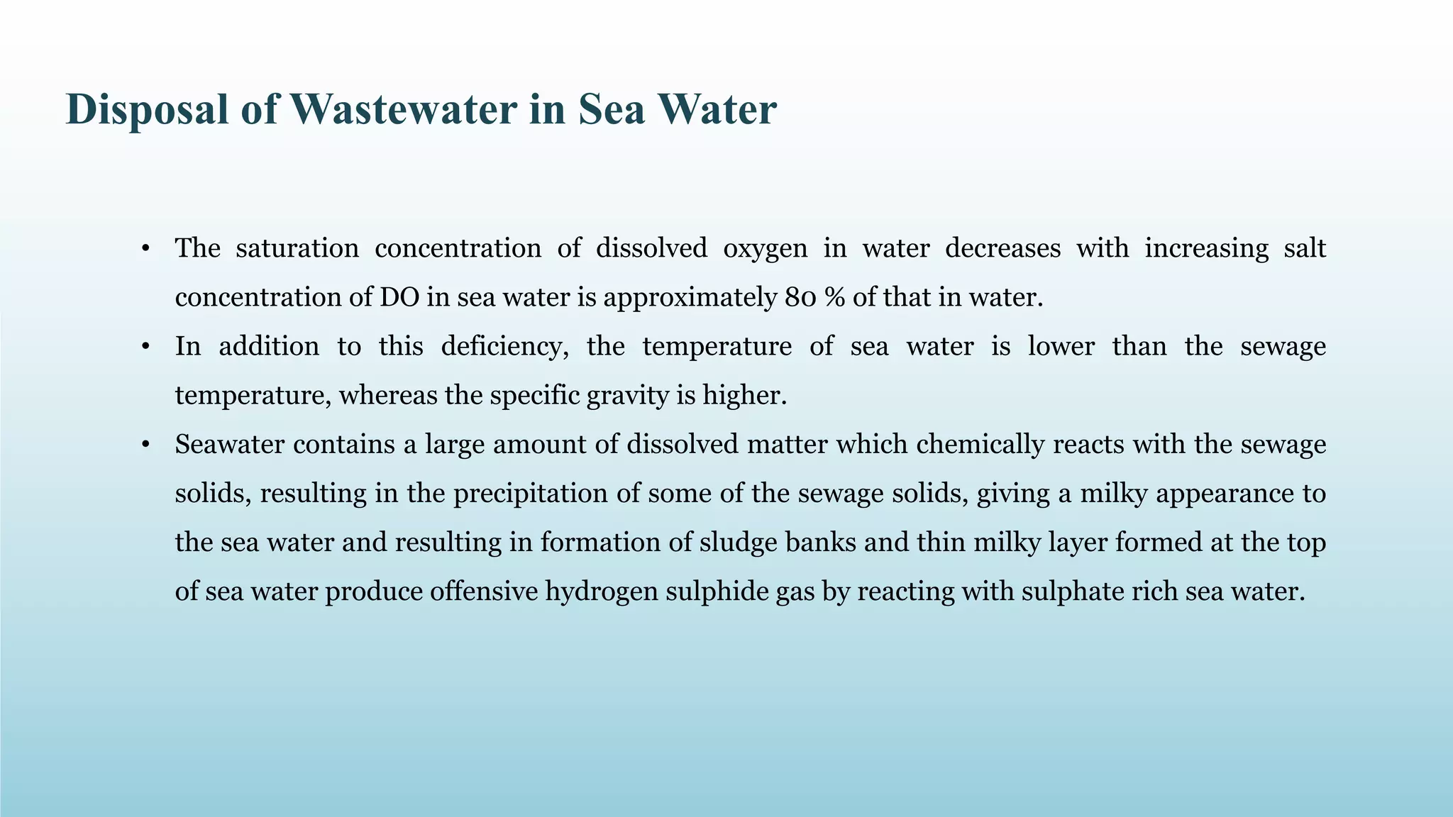 Disposal of wastewater | PPTX