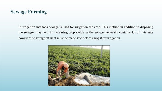 Disposal of wastewater | PPTX