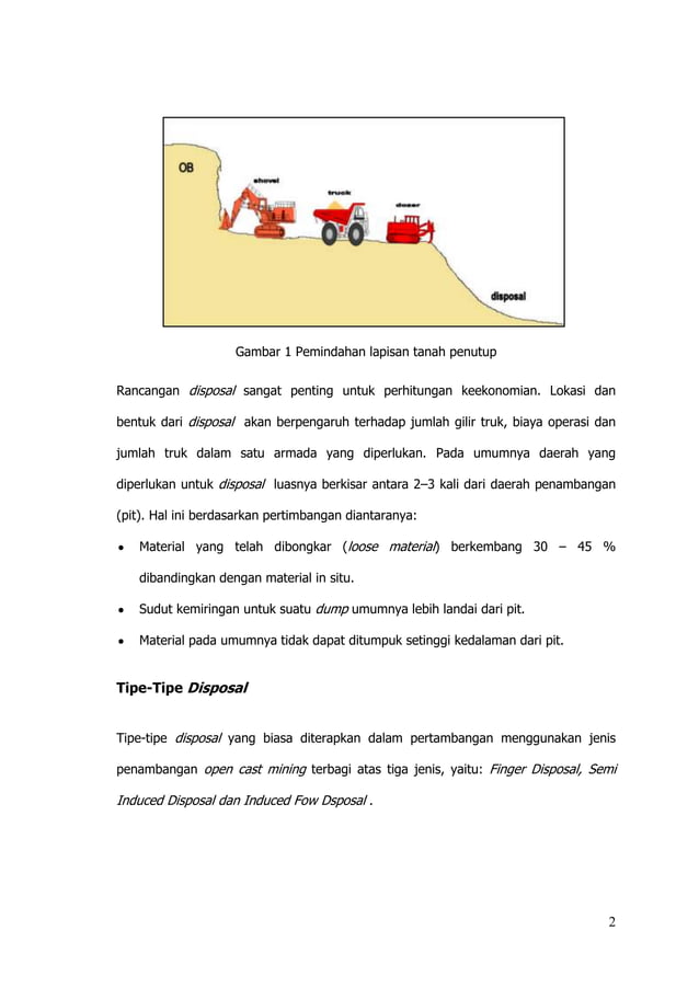Disposal Pertambangan | DOCX