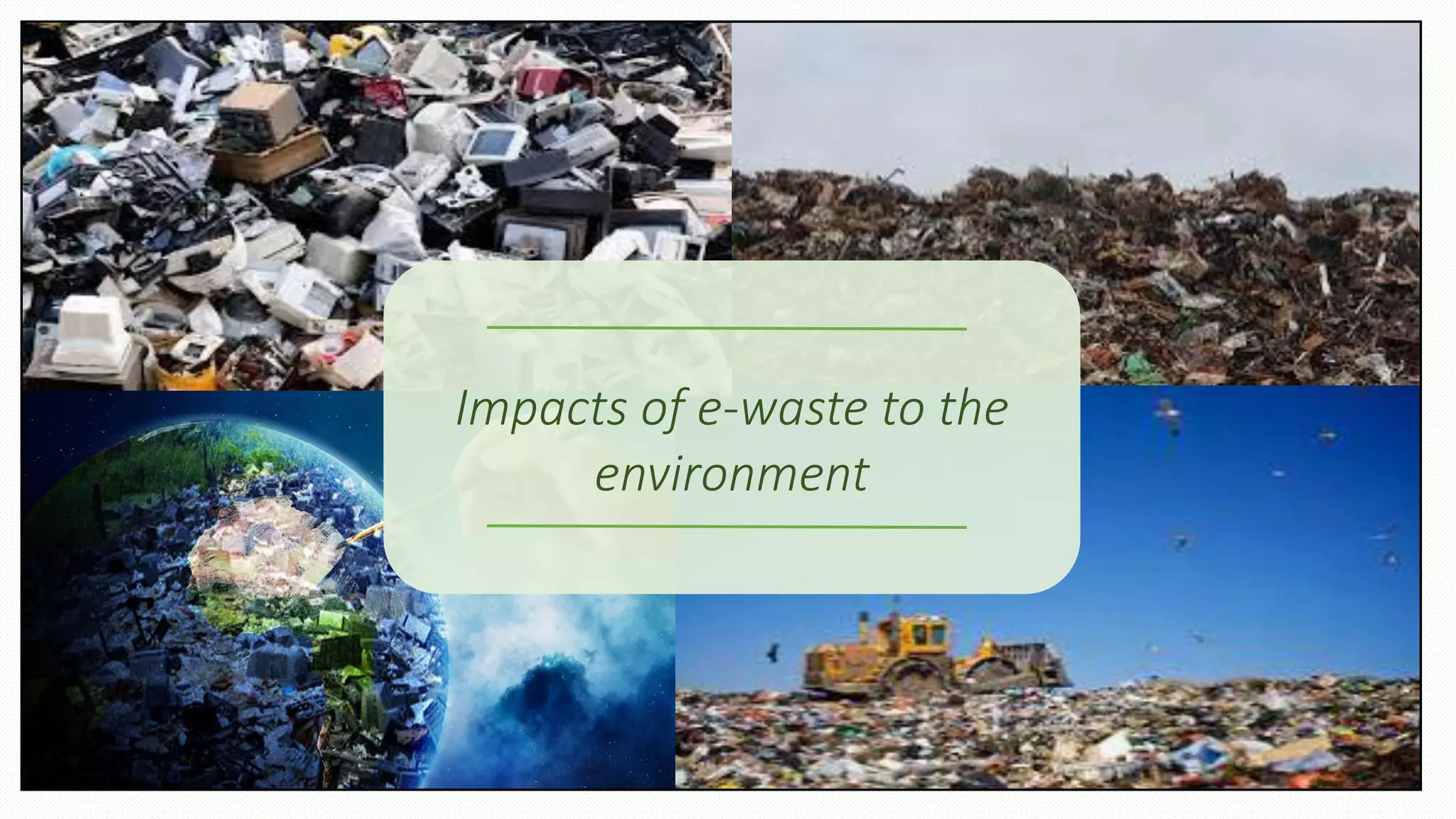 E-Waste | PDF
