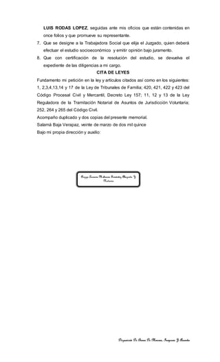 Disposición de bienes de menores, incapaces y ausentes final | DOCX