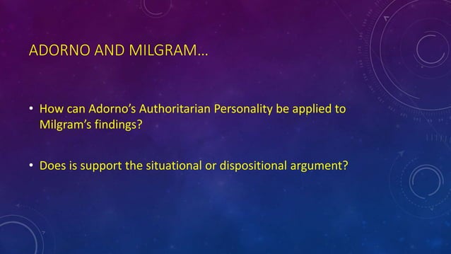 Dispositional factors | PPT