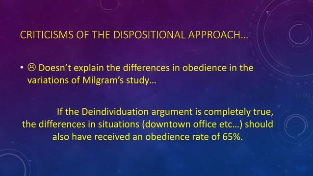 Dispositional factors | PPT