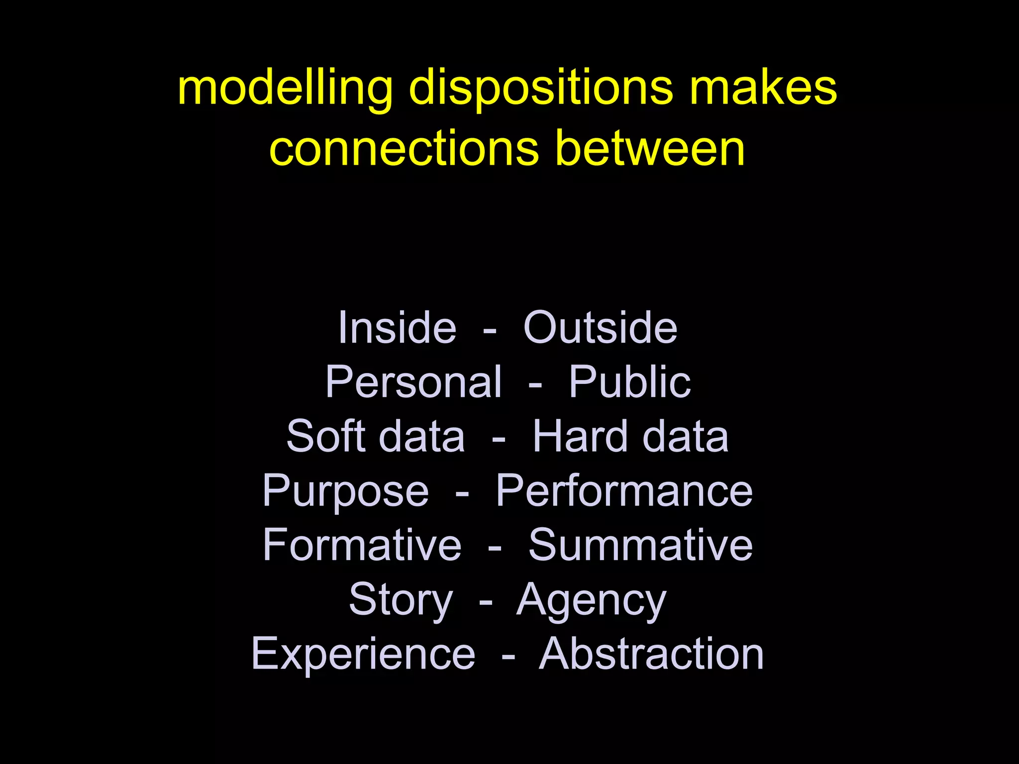 Dispositional Learning Analytics: Learning Power in Complex Systems | PPTX