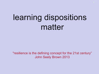 Dispositional Learning Analytics: Learning Power in Complex Systems | PPTX