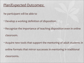 Disposition online | PPT