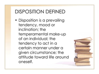 Teaching Dispositions | PPT