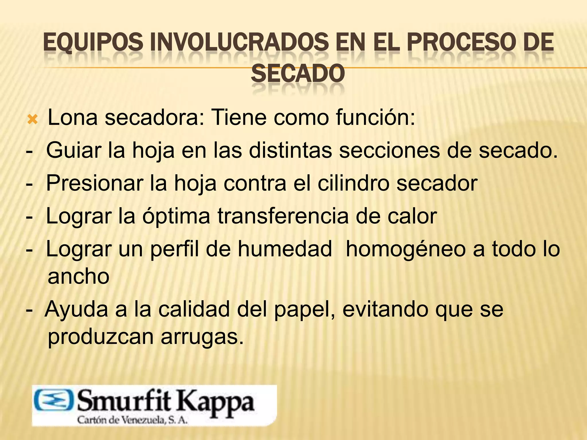 Dispositivas secado | PPTX