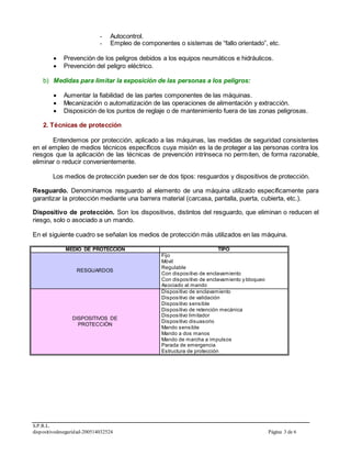 Dispositivo de seguridad | DOC