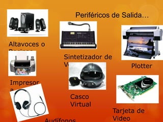 Dispositivos perifericos lisseth ruiz | PPTX