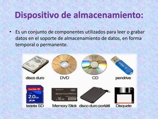 dispositivo de almacenamiento
