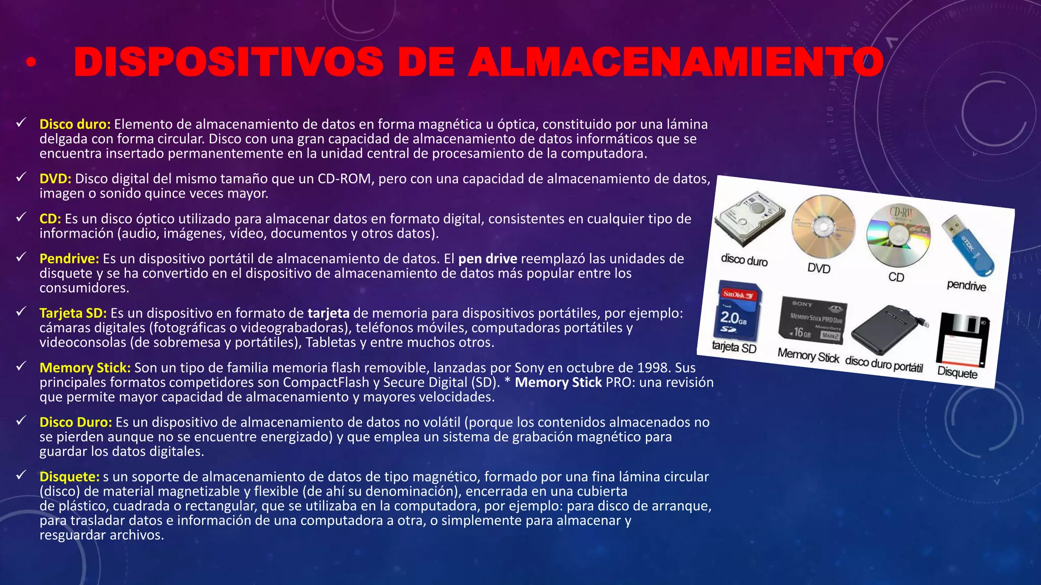 Dispositivos de entrada, salida, almacenamiento y procesamiento | PPTX