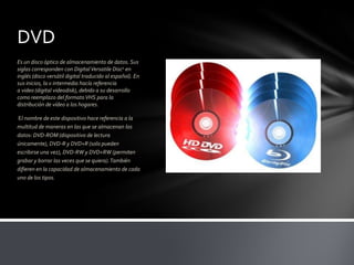 Dispositivos de entrada y salida | PPTX