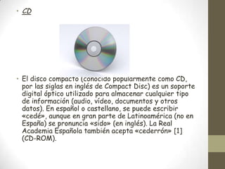 Dispositivos de entrada y salida | PPTX