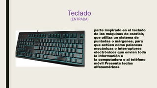 Dispositivos de entrada y salida de una pc | PDF