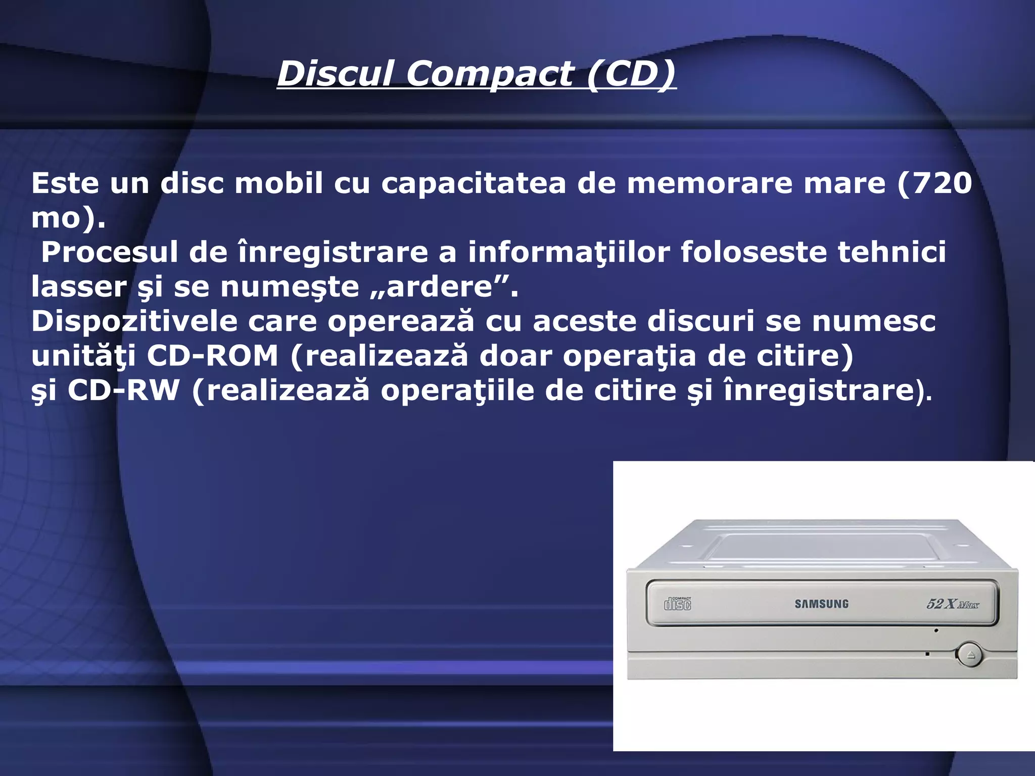 Dispozitice stocare informatii | PPT