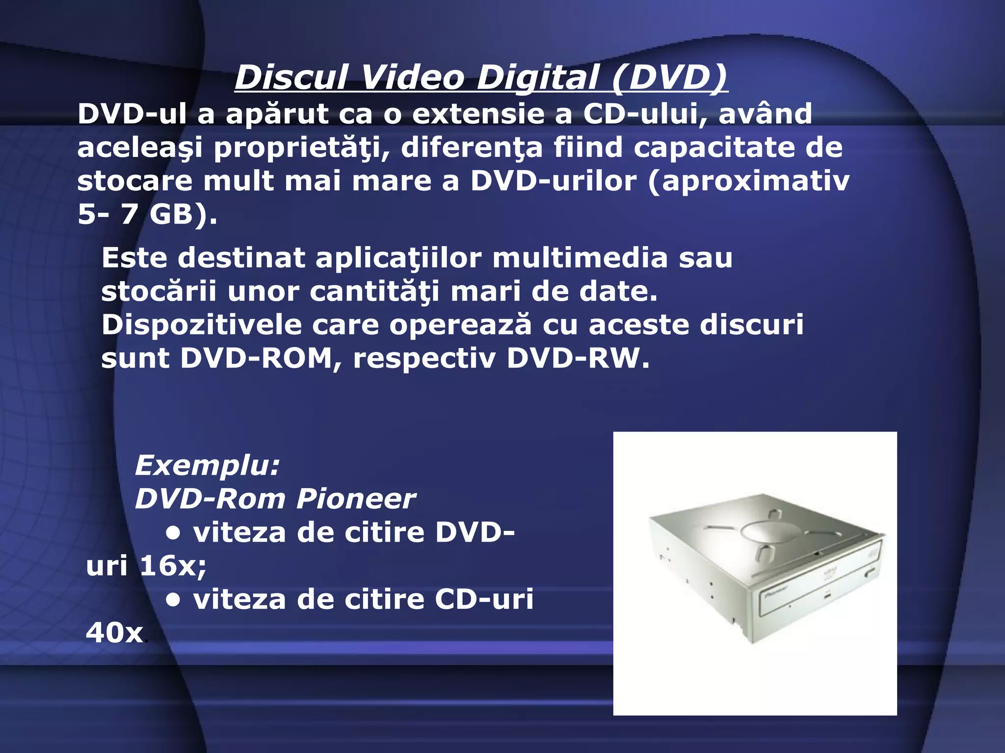 Dispozitice stocare informatii | PPT