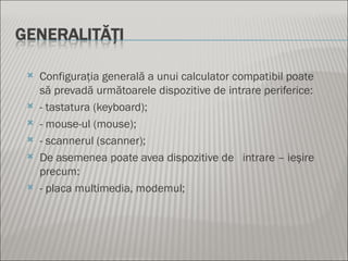Dispozitive de intrare | PPT