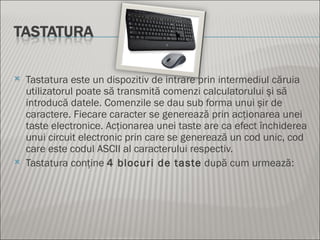 Dispozitive de intrare | PPT