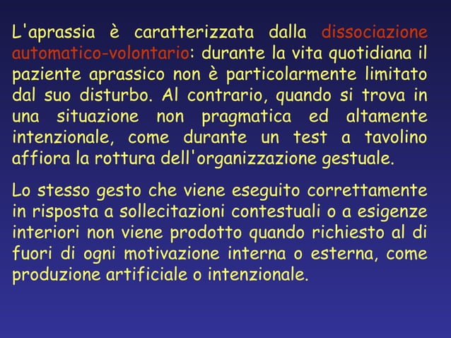 Disprassia evolutiva e aprassia | PPT