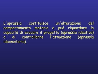 Disprassia evolutiva e aprassia | PPT