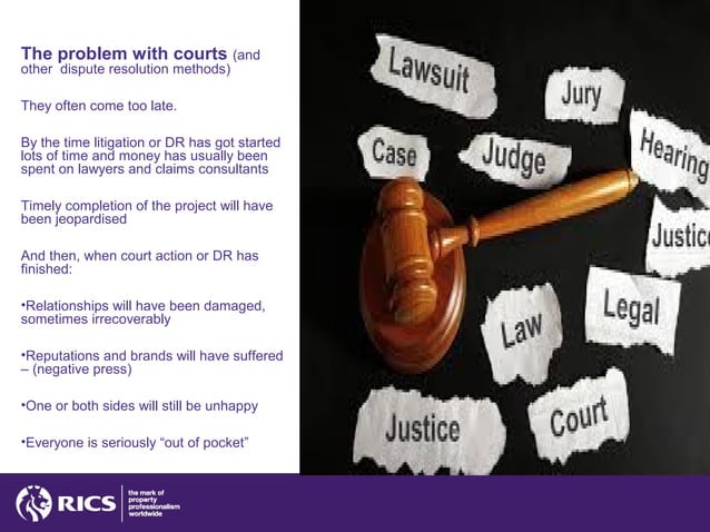 Dispute resolution in construction | PPT