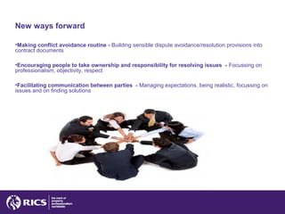 Dispute resolution in construction | PPT